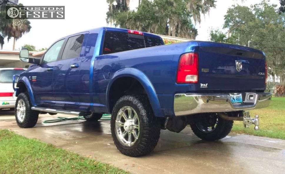 2012 Ram 2500 with 18x9 12 Raceline Raptor and 275/70R18 Goodyear ...