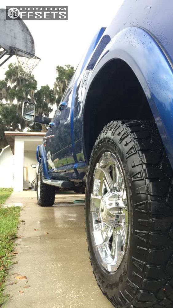 2012 Ram 2500 with 18x9 12 Raceline Raptor and 275/70R18 Goodyear ...