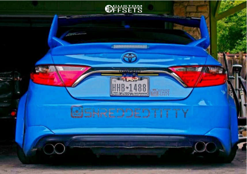 2016 Toyota Camry with 19x9.5 22 ESR Sr06 and 215/35R19 Achilles Atr ...