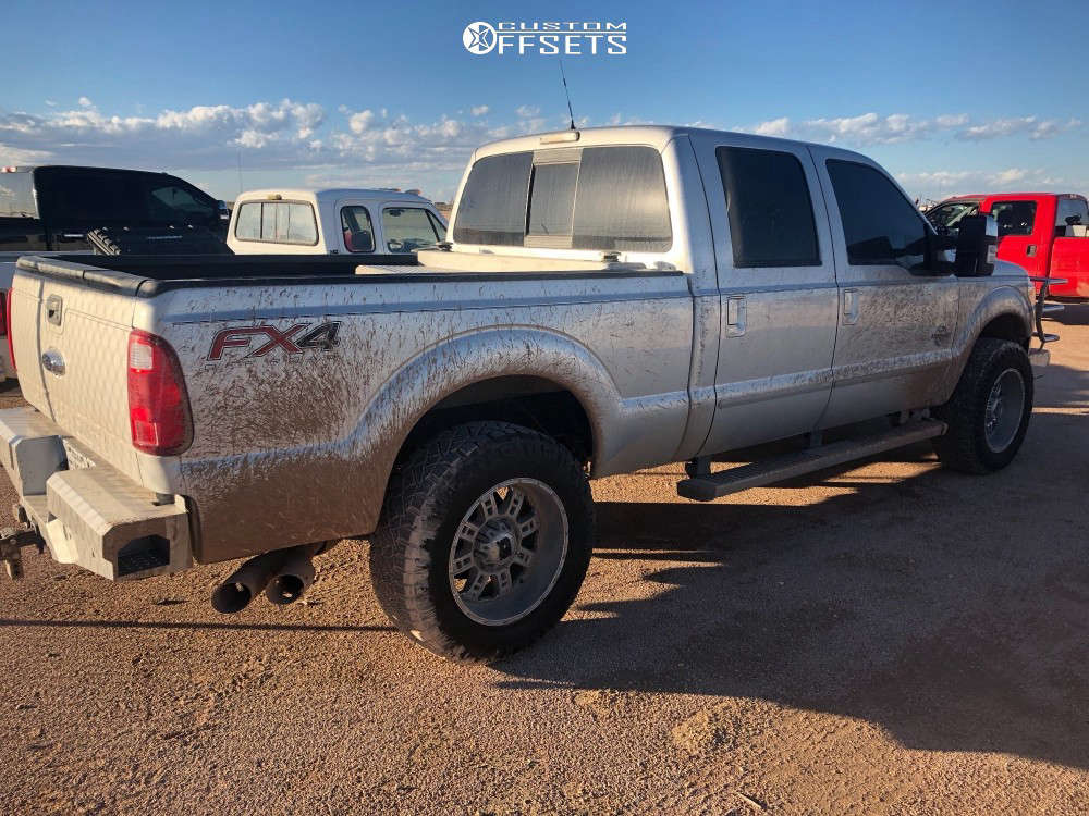 2014 Ford F-250 Super Duty with 20x10 -24 XD Riot and 295/65R20 Nitto ...