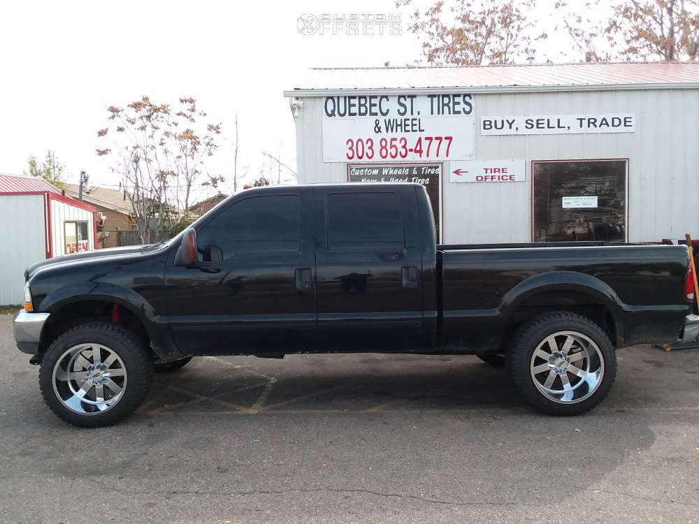 2003 Ford F-250 Super Duty with 22x14 -76 Moto Metal Mo962 and 325 ...