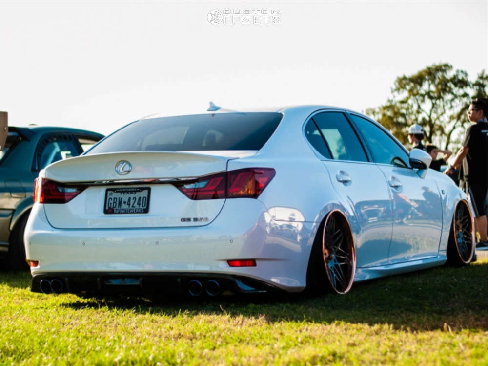 2014 Lexus GS350 with 20x9.5 17 Infinitewerks MH and 225/35R20 Toyo ...