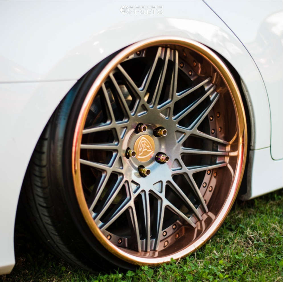 2014 Lexus GS350 with 20x9.5 17 Infinitewerks MH and 225/35R20 Toyo ...