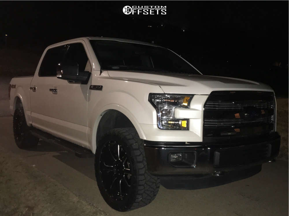 2015 Ford F-150 with 22x9.5 25 Fuel Maverick and 33/12.5R22 Nitto Ridge ...