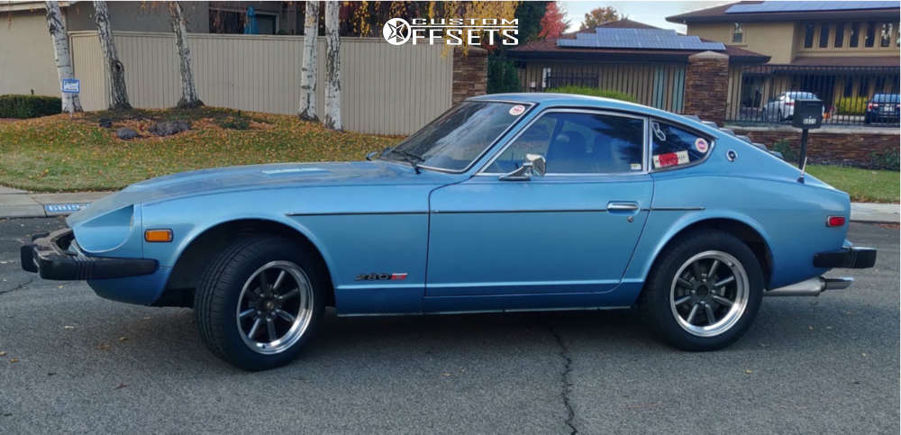 1977 Nissan 280Z with 16x7 0 Konig Rewind and 215/55R16 GT Radial ...