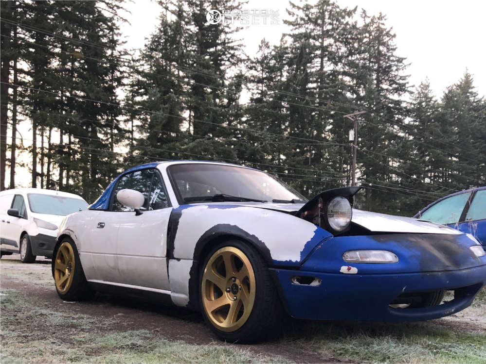 2005 Subaru WRX with 16x8 25 JNC Jnc032 and 205/45R16 Nexen 5000 and ...