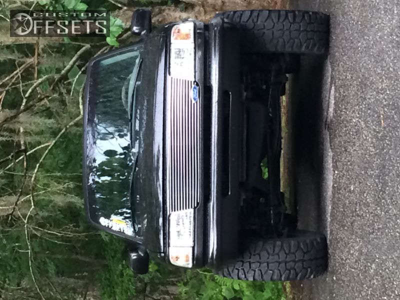 1995 Ford Ranger with 15x8 -12 Fuel Revolver and 33/12.5R15 Cordovan ...