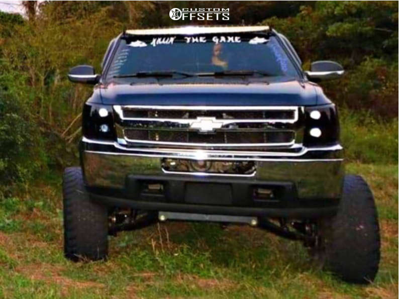 2009 Chevrolet Silverado 1500 with 20x10 -19 Hostile Knuckles and 38/15 ...