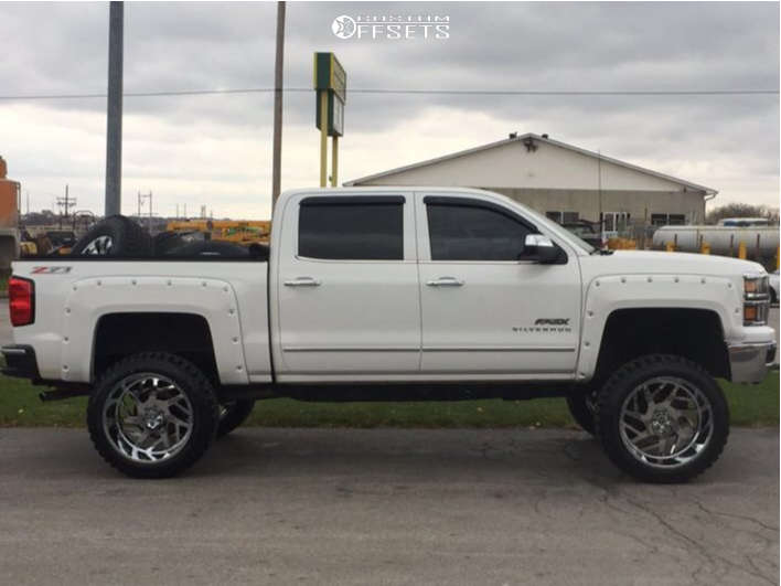 2015 Chevrolet Silverado 1500 with 24x14 -76 Hardcore Offroad Hc09 and ...