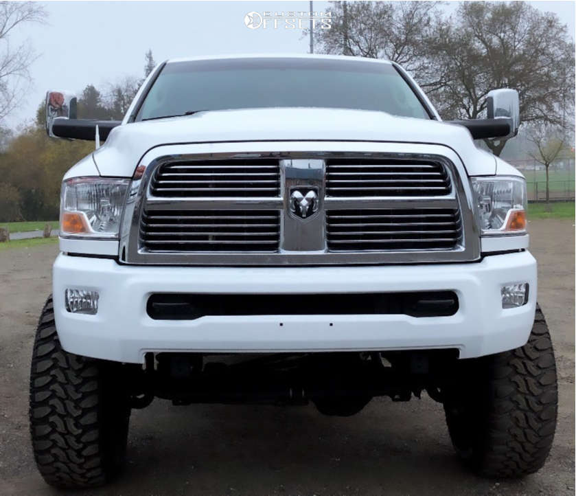 2012 Dodge Ram 2500 with 20x14 -76 LRG 101 and 37/12.5R20 Radar ...