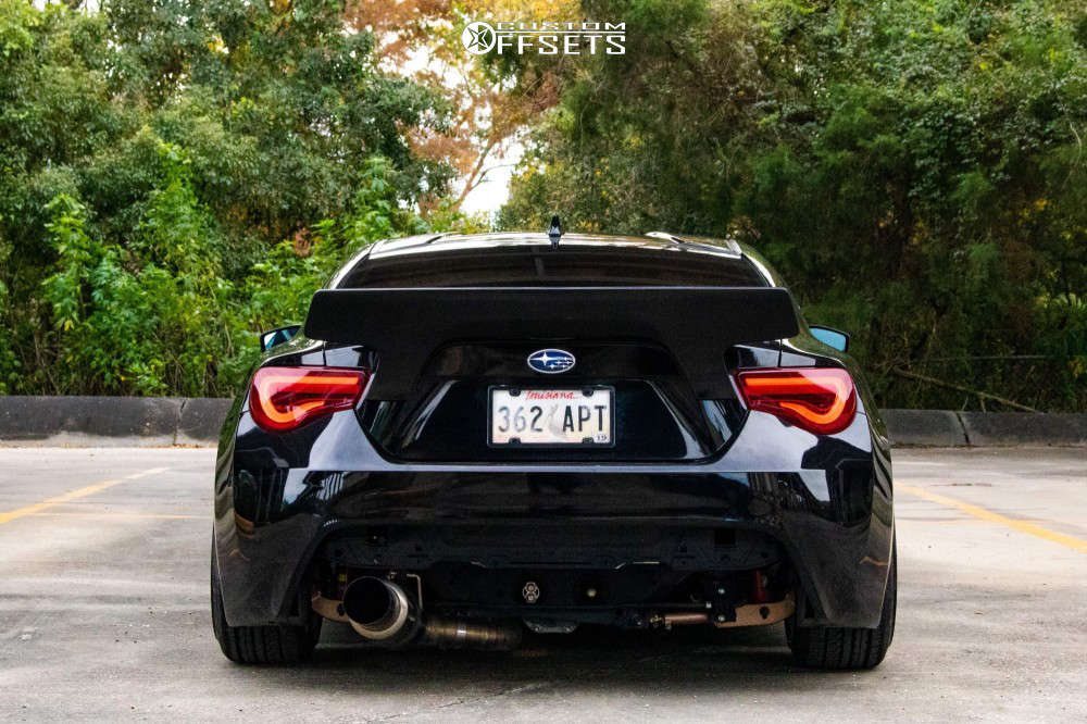 2015 Subaru BRZ with 18x9.5 35 Varrstoen Es2 and 235/40R18 Nankang As-1 ...