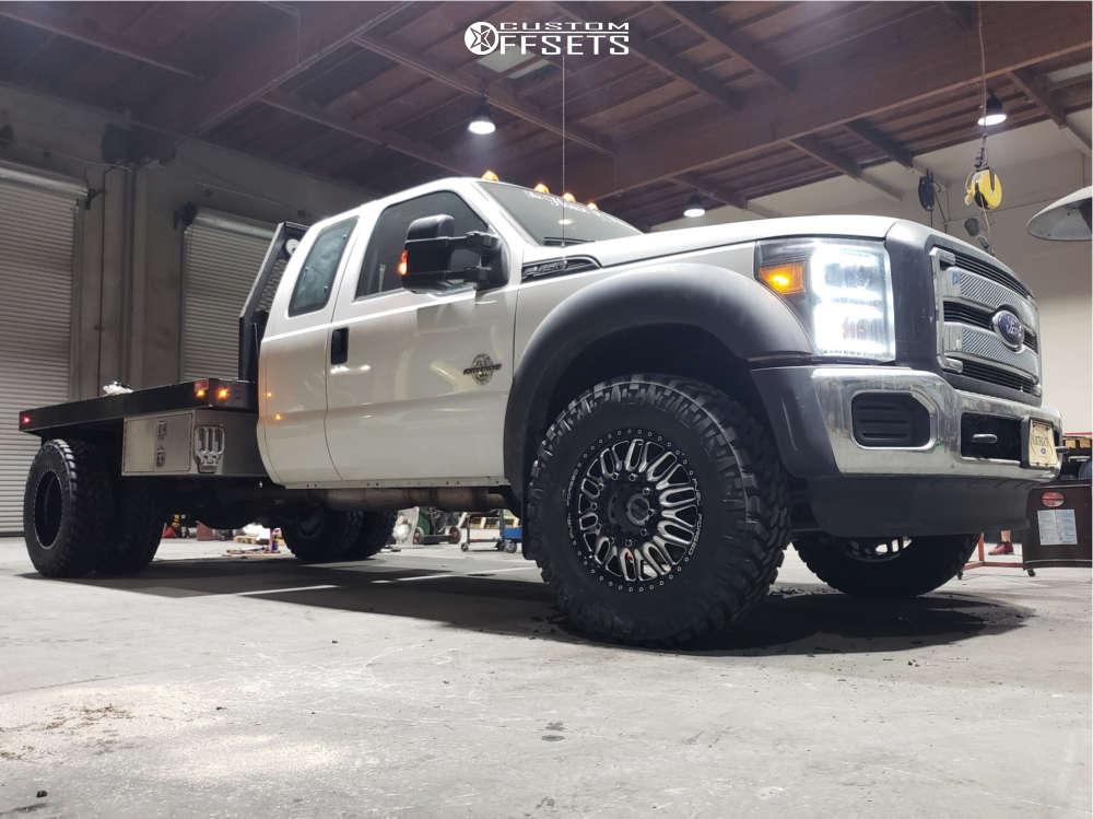 2016 Ford F-350 Super Duty with 20x8.25 -325 Fuel Forged Ff66d and 37/ ...
