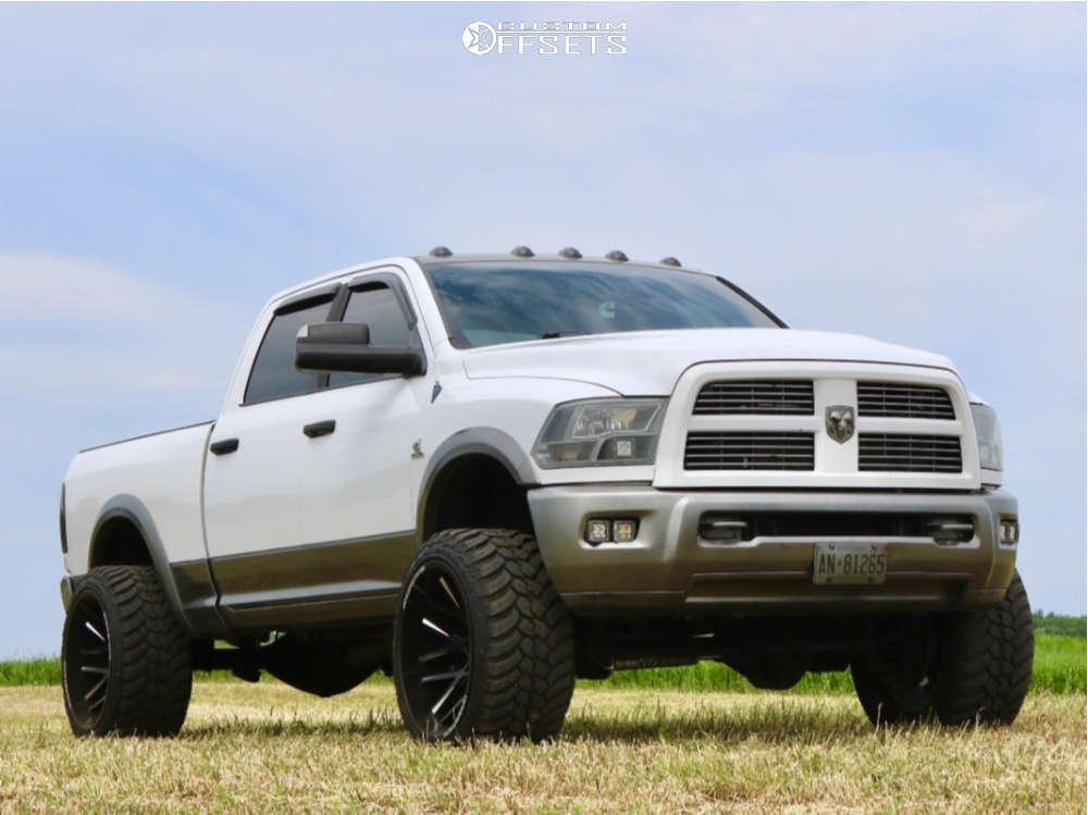 2010 Dodge Ram 2500 with 24x14 -76 Dropstars 654bm and 35/13.5R24 AMP ...