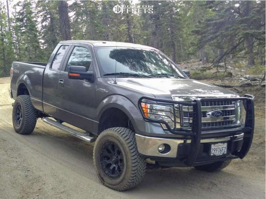 2014 Ford F-150 with 18x9 -12 Helo He878 and 295/70R18 Atturo Trail ...
