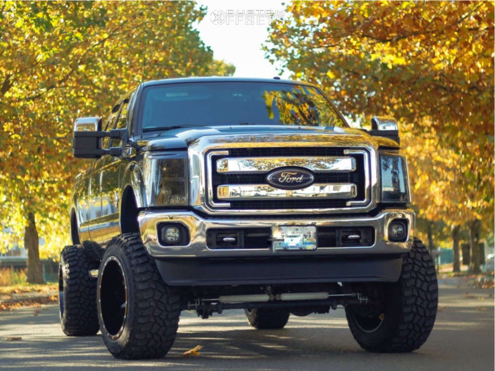 2014 Ford F-350 Super Duty with 22x14 -70 Fuel Rampage and 37/13.5R22 ...