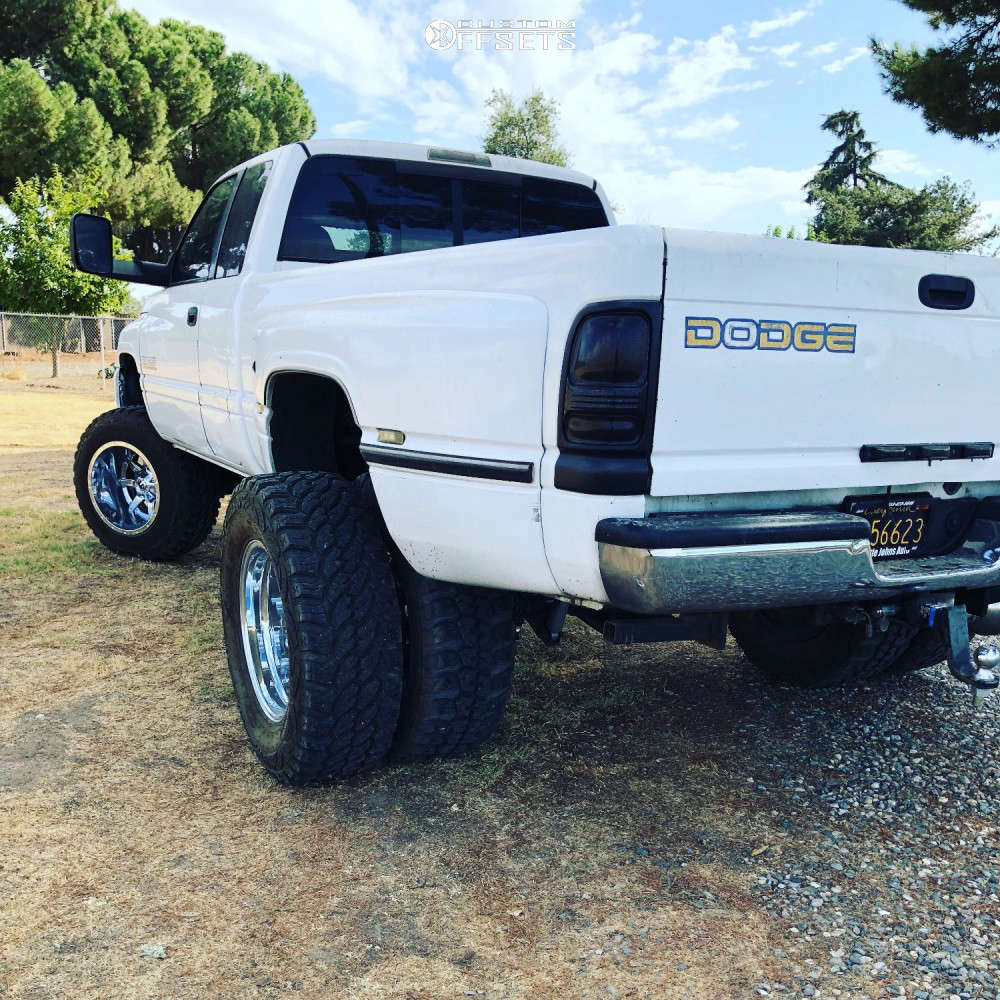 1999 Dodge Ram 3500 with 20x14 -76 Fuel Maverick D536 and 37/12.5R20 ...
