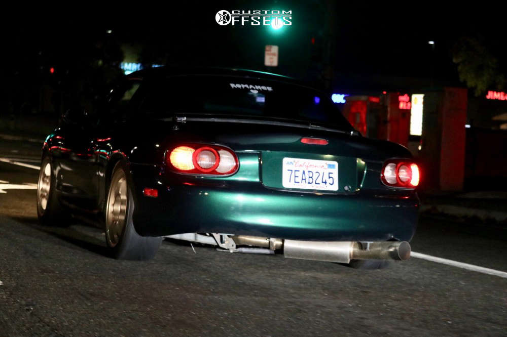 2001 Mazda Miata with 16x8 32 Enkei RPF1 and 215/45R16 Federal 595 Rs ...