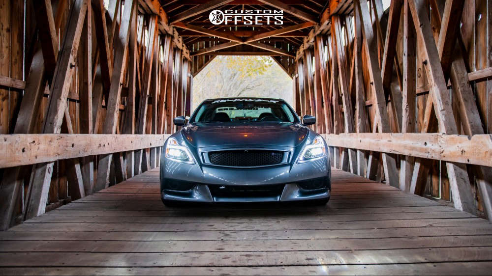 2010 INFINITI G37 with 19x10 25 Ace Wheels AFF02 and 275/35R19 Toyo ...