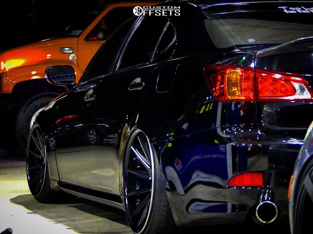 2009 Lexus IS250 with 20x10 40 Rohana Rc10 and 225/35R20 Pirelli ...