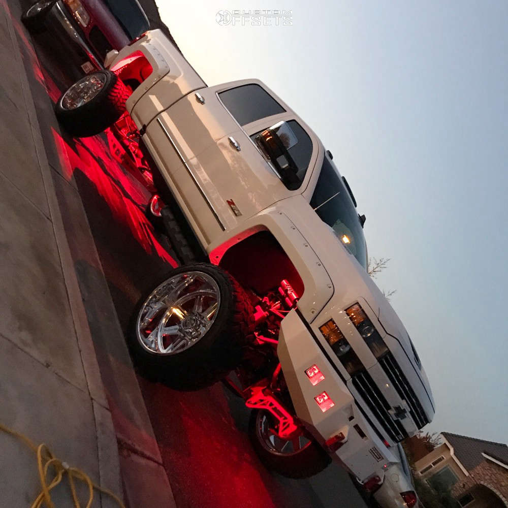 2018 Chevrolet Silverado 2500 HD with 24x14 -73 American Force Legend ...