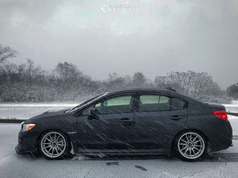 2018 Subaru WRX with 18x9.5 35 Cosmis Racing R1 and 265/35R18 Nankang ...