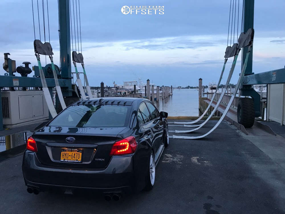 2018 Subaru WRX with 18x9.5 35 Cosmis Racing R1 and 265/35R18 Nankang ...