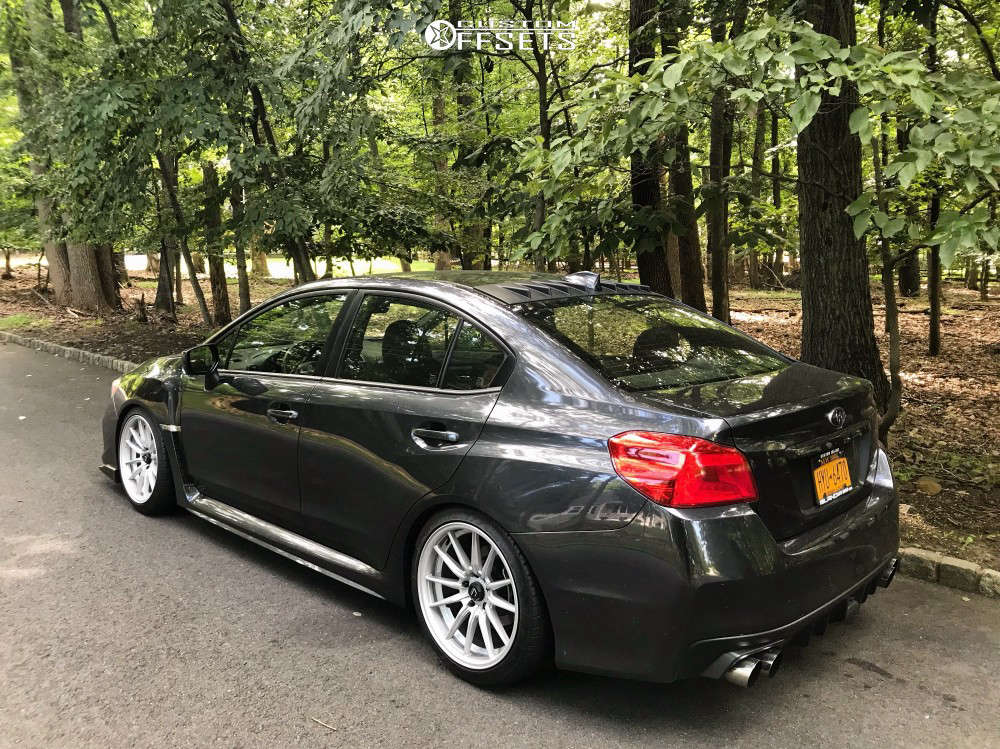 2018 Subaru WRX with 18x9.5 35 Cosmis Racing R1 and 265/35R18 Nankang ...