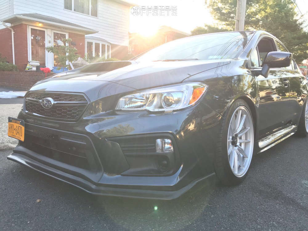 2018 Subaru WRX with 18x9.5 35 Cosmis Racing R1 and 265/35R18 Nankang ...
