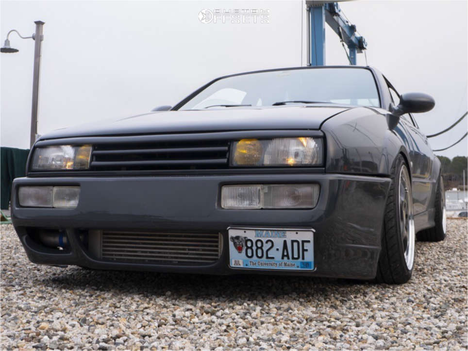 1990 Volkswagen Corrado with 17x8.5 35 RH P-Rad and 215/40R17 Yokohama ...