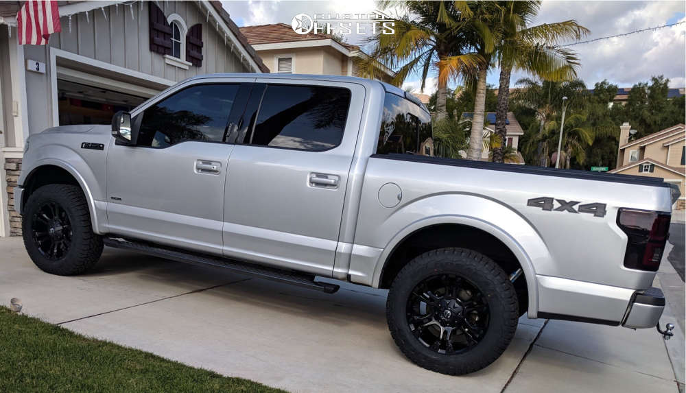 2016 Ford F-150 with 20x9 20 Fuel Vapor and 295/60R20 Falken WildPeak ...