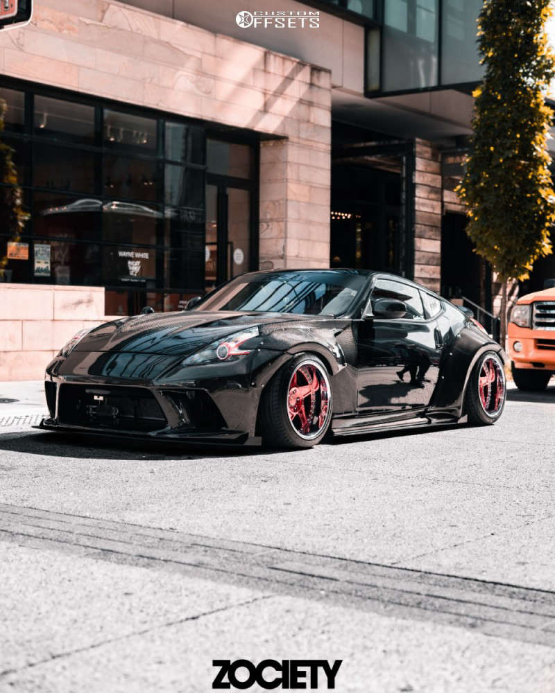2016 Nissan 370Z with 18x12.5 -20 Art In Motion Ma5 and 285/35R18 ...