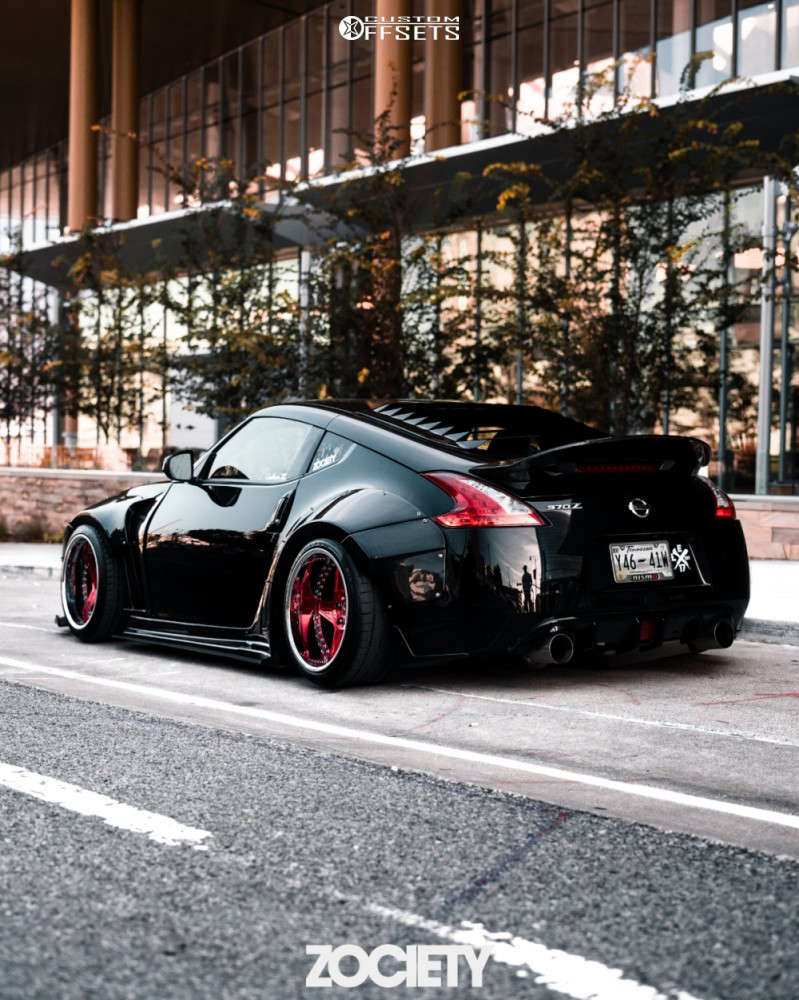 2016 Nissan 370Z with 18x12.5 -20 Art In Motion Ma5 and 285/35R18 ...