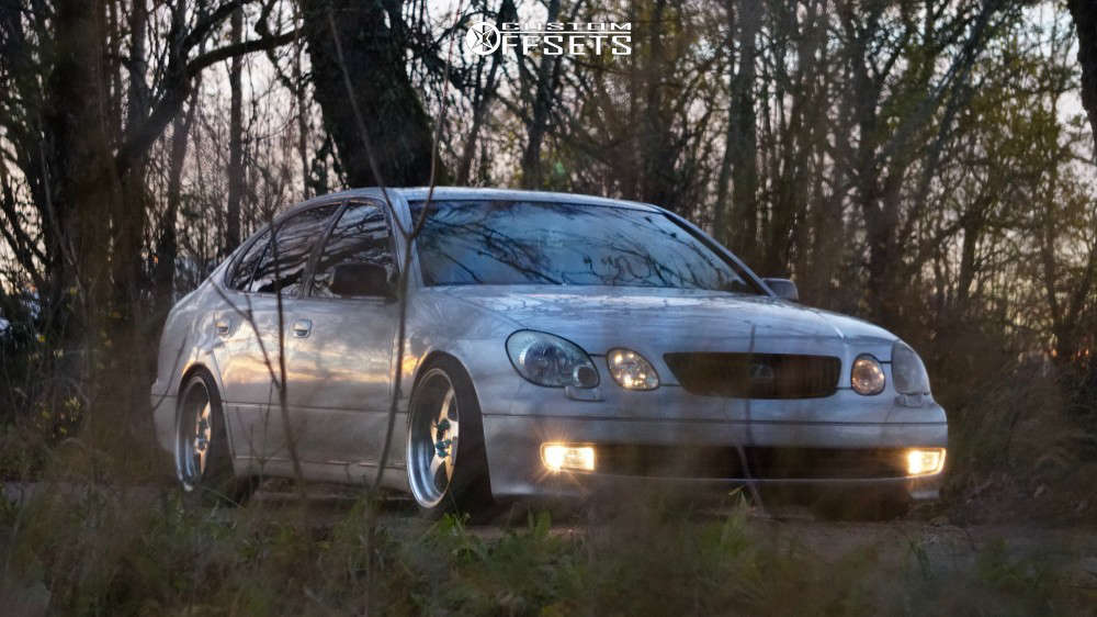 1998 Lexus GS300 with 18x9.5 22 JR JR15 and 215/45R18 Star Performer ...