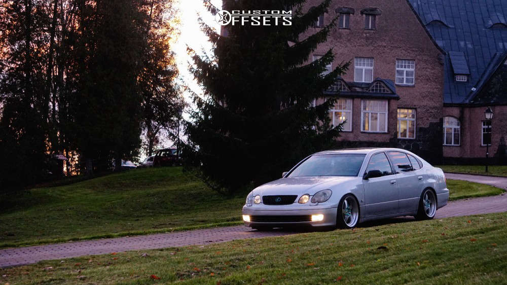 1998 Lexus GS300 with 18x9.5 22 JR JR15 and 215/45R18 Star Performer ...