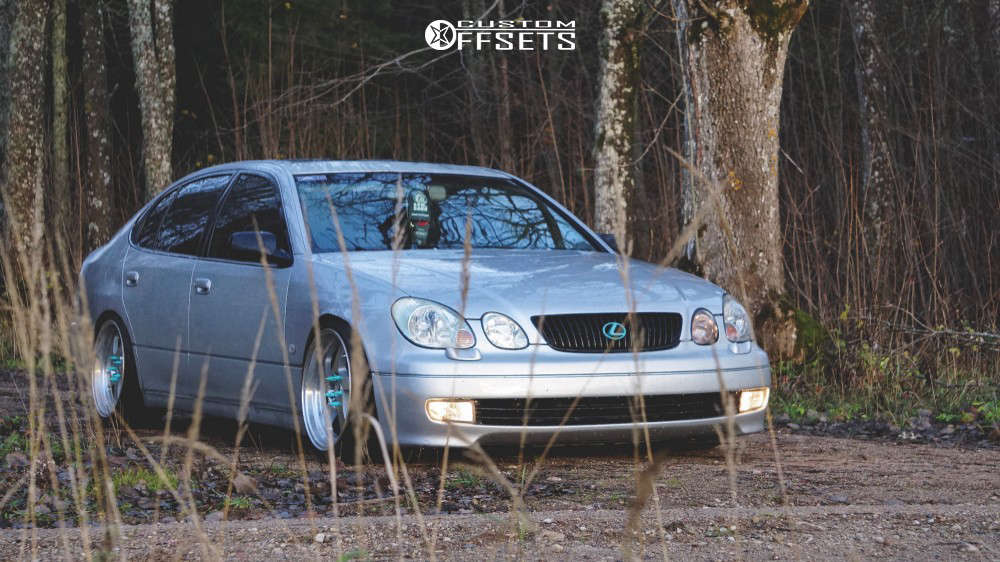 1998 Lexus GS300 with 18x9.5 22 JR JR15 and 215/45R18 Star Performer ...