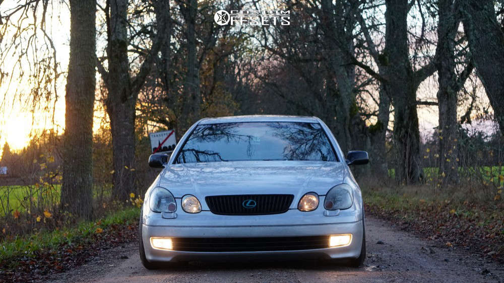 1998 Lexus GS300 with 18x9.5 22 JR JR15 and 215/45R18 Star Performer ...