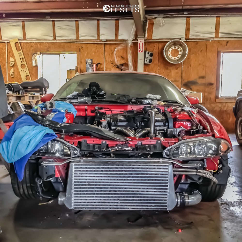 1995 Mitsubishi Eclipse with 18x9 25 STR 514 and 225/35R18 Ironman ...