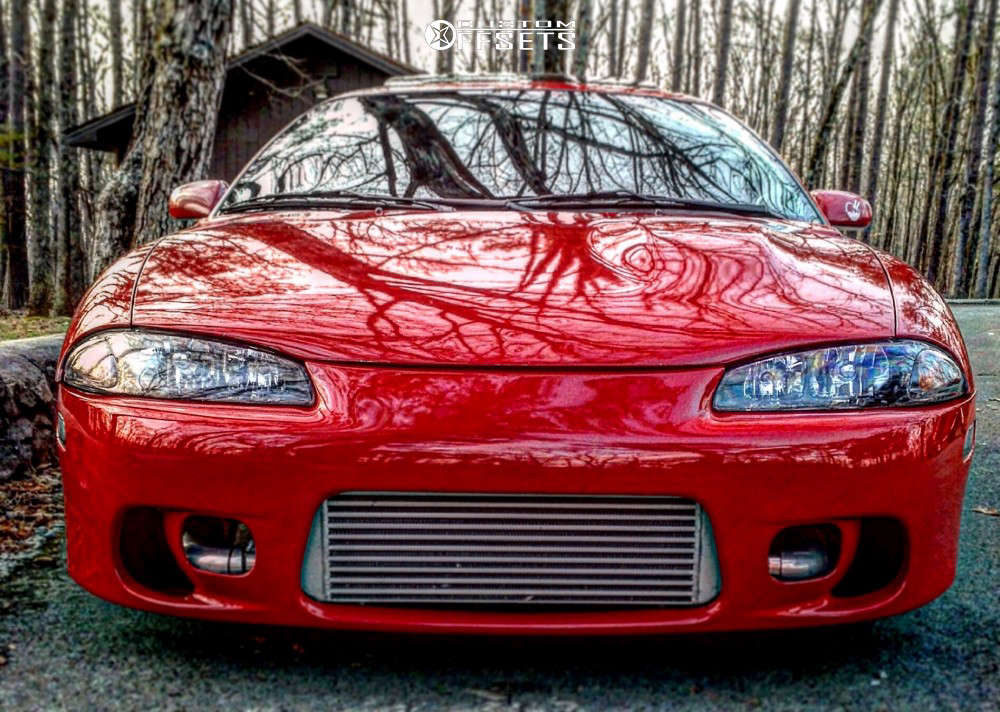 1995 Mitsubishi Eclipse with 18x9 25 STR 514 and 225/35R18 Ironman ...