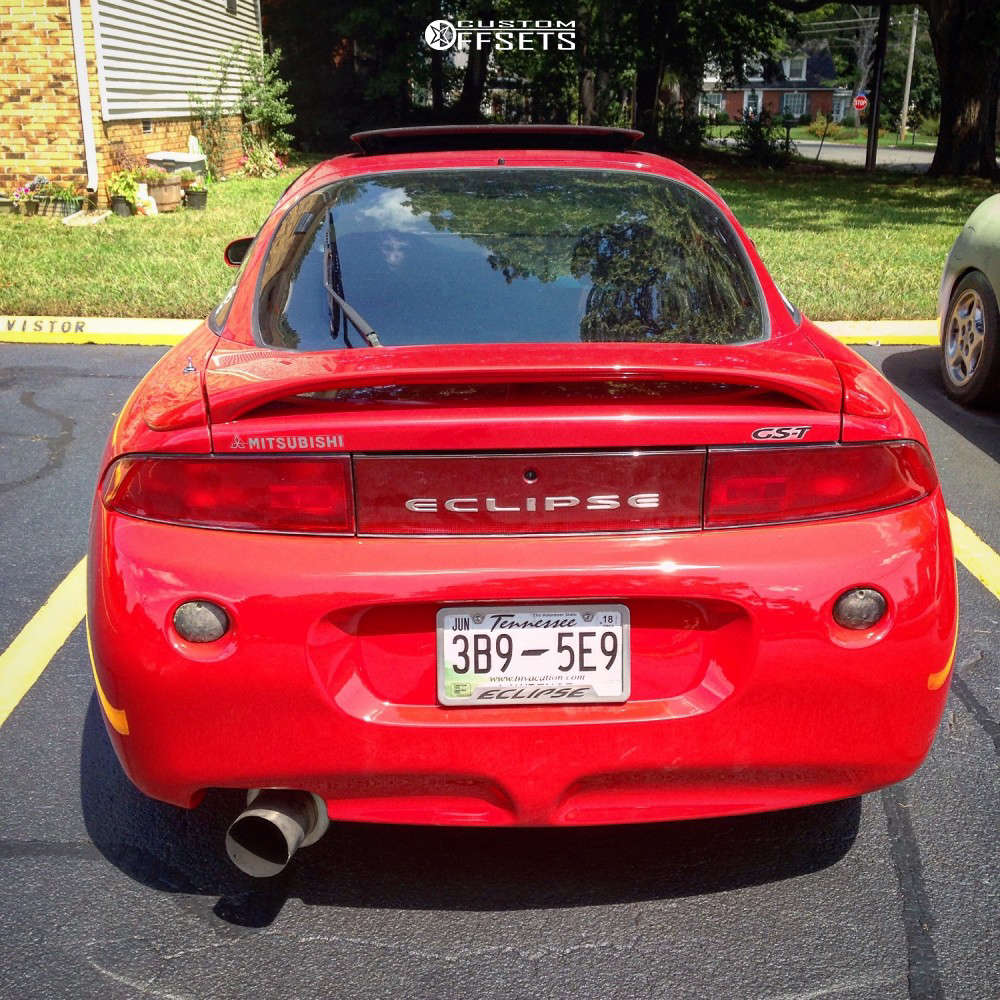 1995 Mitsubishi Eclipse with 18x9 25 STR 514 and 225/35R18 Ironman ...