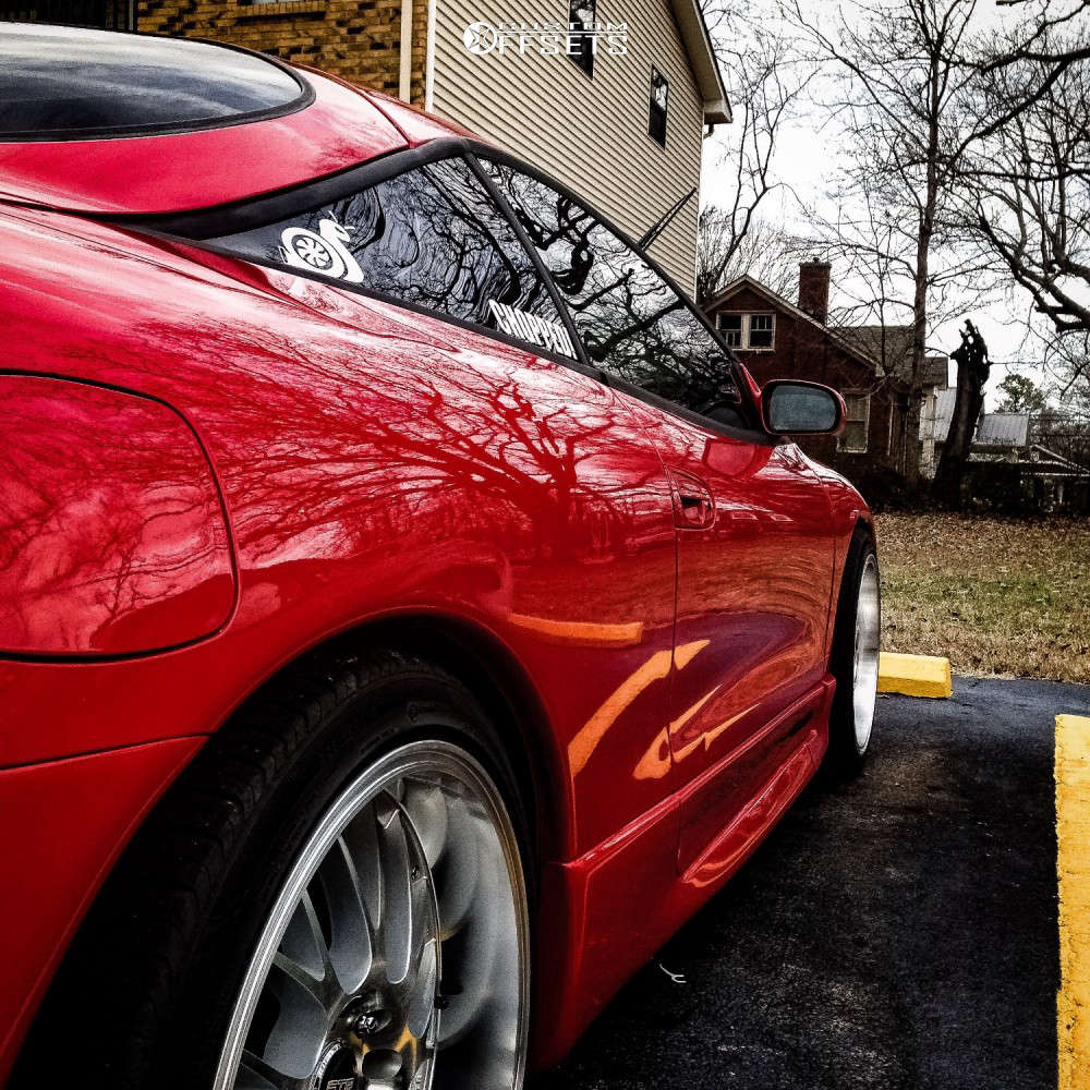 1995 Mitsubishi Eclipse with 18x9 25 STR 514 and 225/35R18 Ironman ...