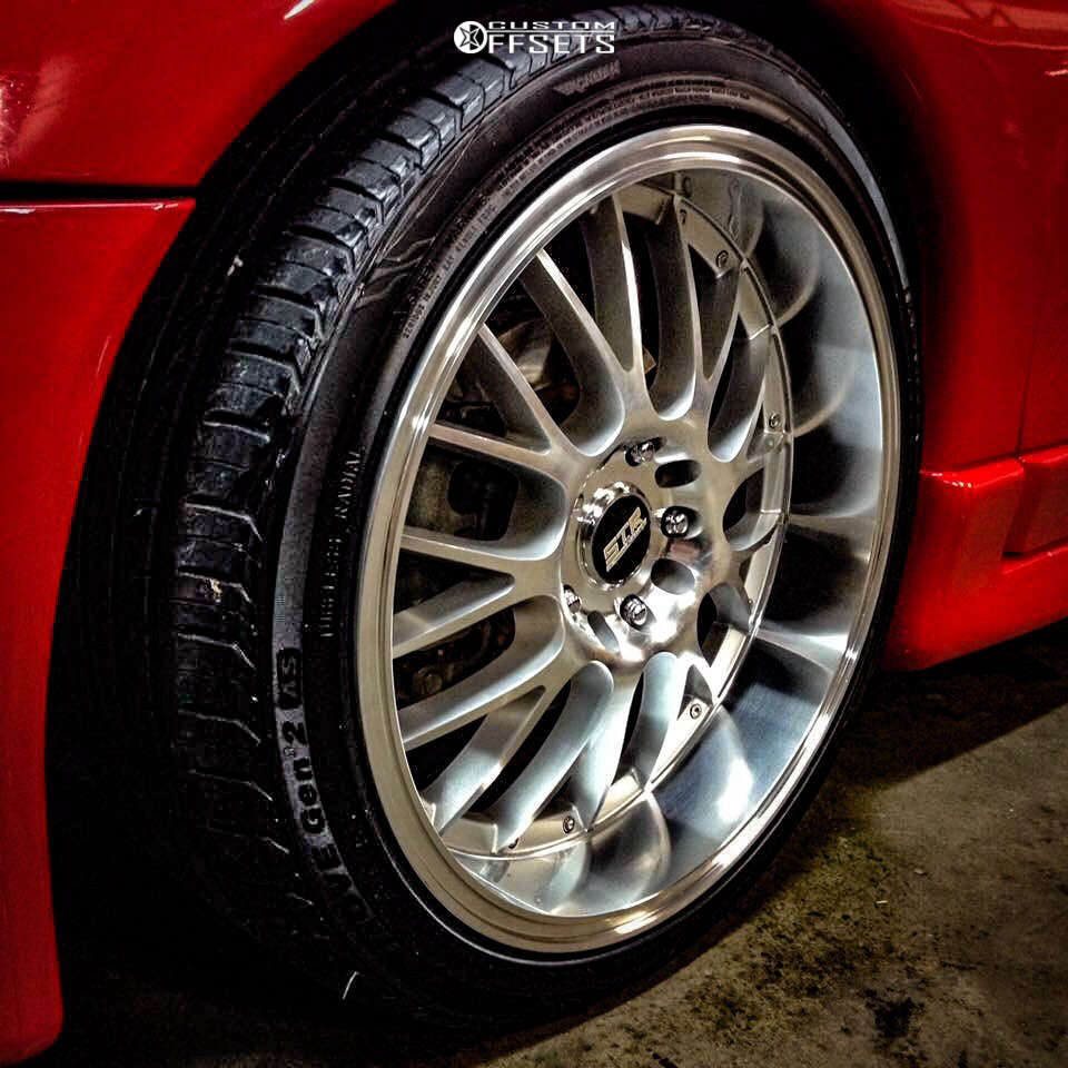 1995 Mitsubishi Eclipse with 18x9 25 STR 514 and 225/35R18 Ironman ...