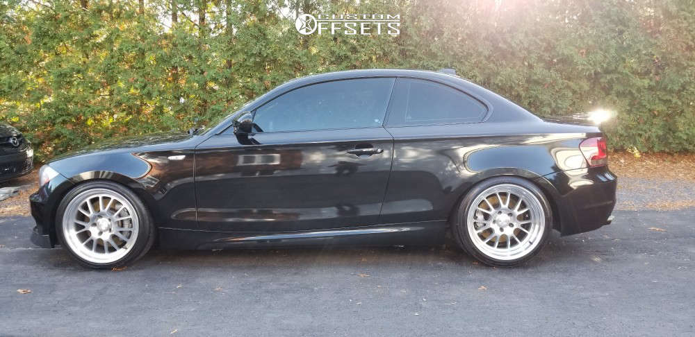 2011 BMW 135i with 18x8.5 35 Klutch Sl14 and 225/40R18 Kumho Ecsta Pa31 ...