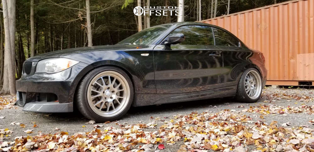 2011 BMW 135i with 18x8.5 35 Klutch Sl14 and 225/40R18 Kumho Ecsta Pa31 ...