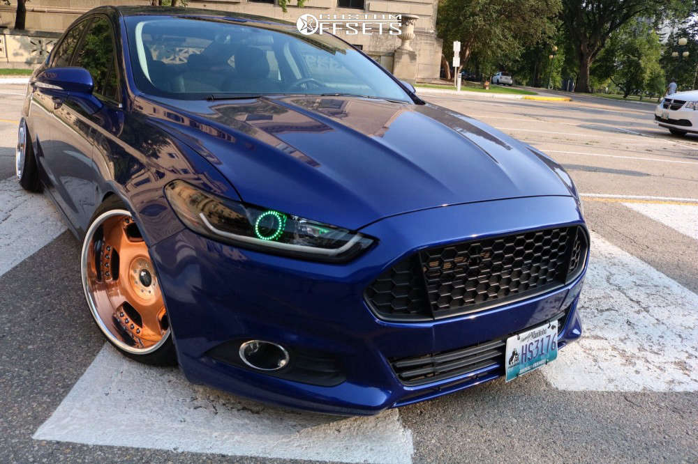 2013 Ford Fusion with 18x10 12 Leon Hardiritt Ritters and 215/40R18 ...