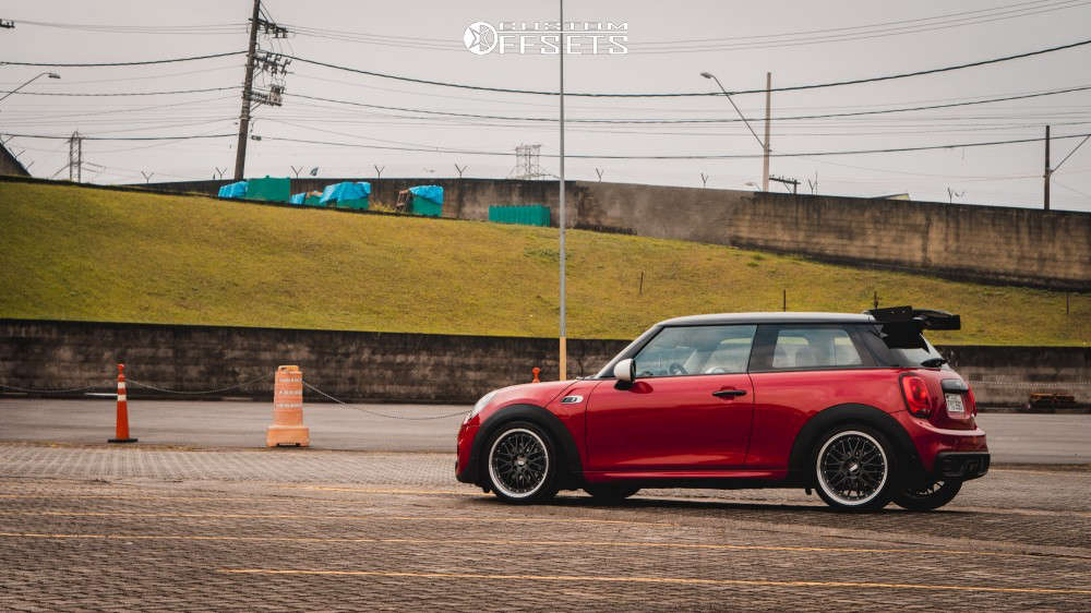 2015 Mini Cooper with 18x8 42 BBS Lm and 215/40R18 Yokohama S Drive and ...