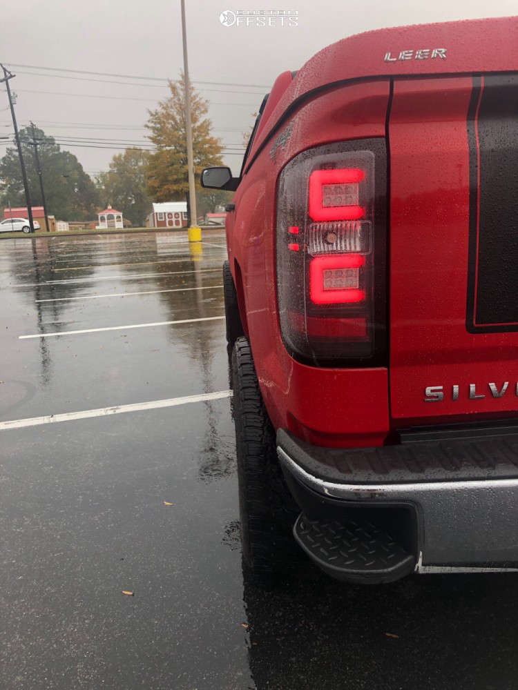 2014 Chevrolet Silverado 1500 with 22x10 -18 Dropstars 654mb and 285 ...
