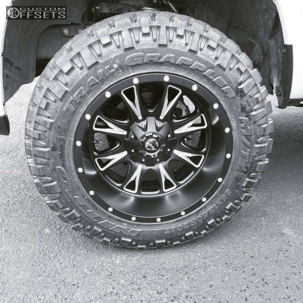 2014 Ram 1500 with 20x12 -44 Fuel Throttle and 35/12.5R20 Nitto Trail ...