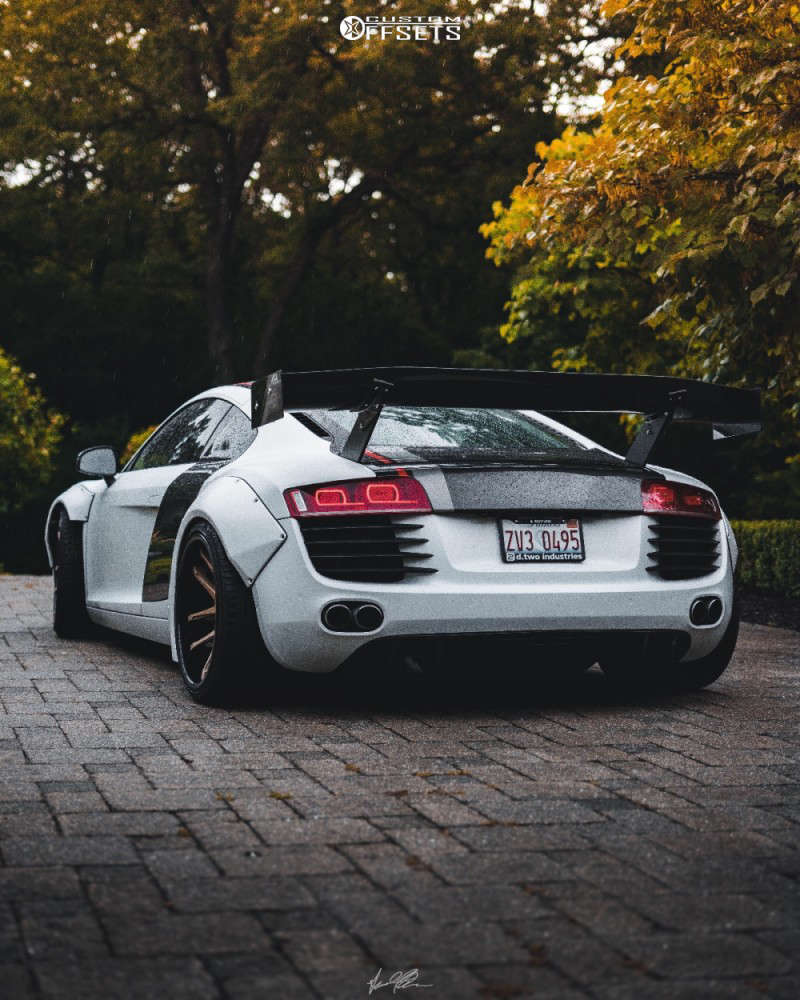 2008 Audi R8 with 20x9 9 Rotiform Sna and 245/30R20 Toyo Tires Proxes ...