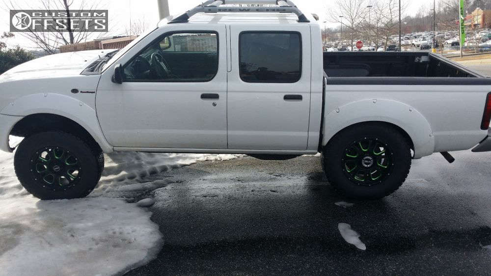 2004 Nissan Frontier with 17x8.5 25 Vision Fury and 265/70R17 Nitto ...