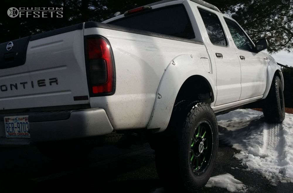 2004 Nissan Frontier with 17x8.5 25 Vision Fury and 265/70R17 Nitto ...